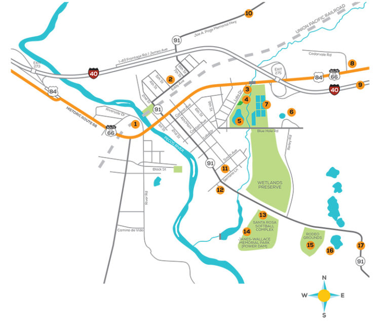 Map | Santa Rosa - Summer Fun